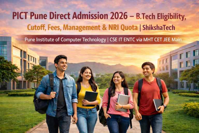 PICT Pune Direct Admission 2026 – B.Tech Eligibility, Cutoff, Fees ...