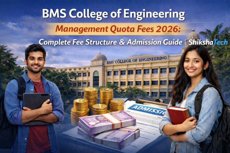 BMS College of Engineering Management Quota Fees 2026
